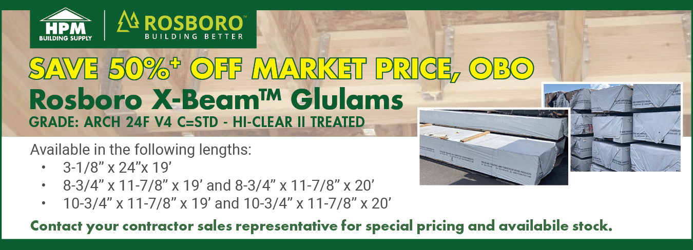 Sales & Specials - HPM Building Supply